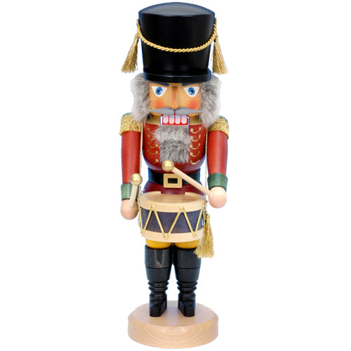 Red Drummer Nutcracker – William Glen