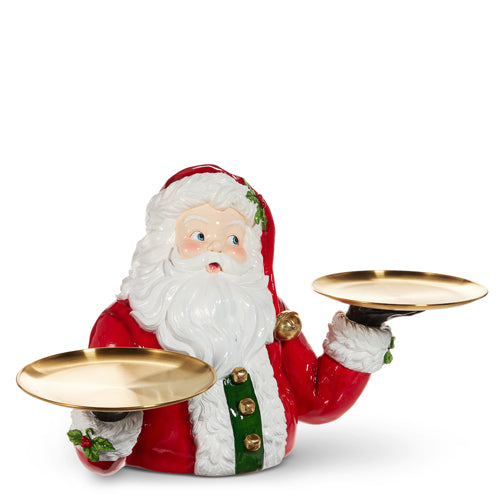 Tabletop Santa Butler with Brass Trays 28.75" – William Glen
