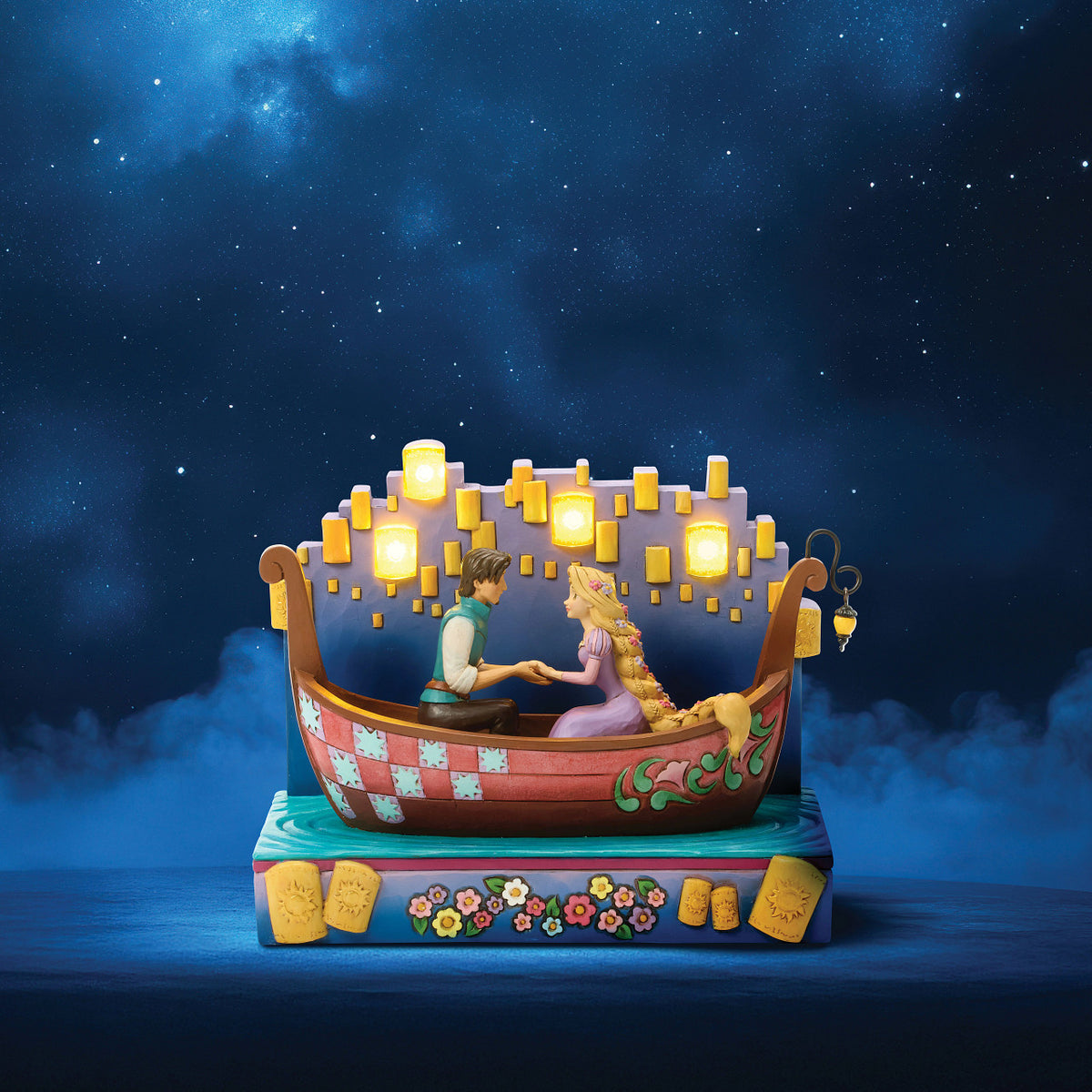 A Dream Come True Tangled Boat with LED Lanterns – William Glen