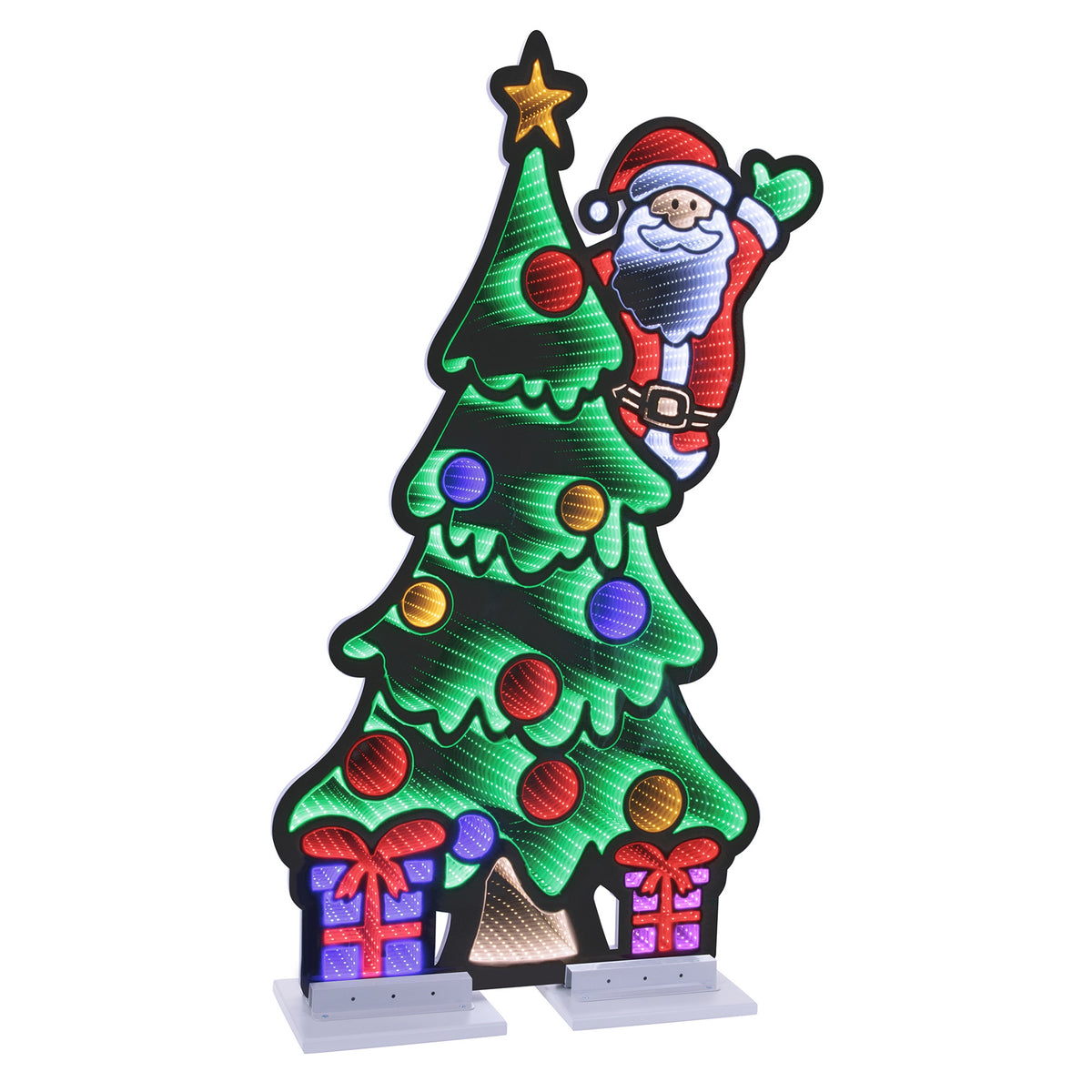 Santa and Tree EKKO Infinity Light 48" – William Glen
