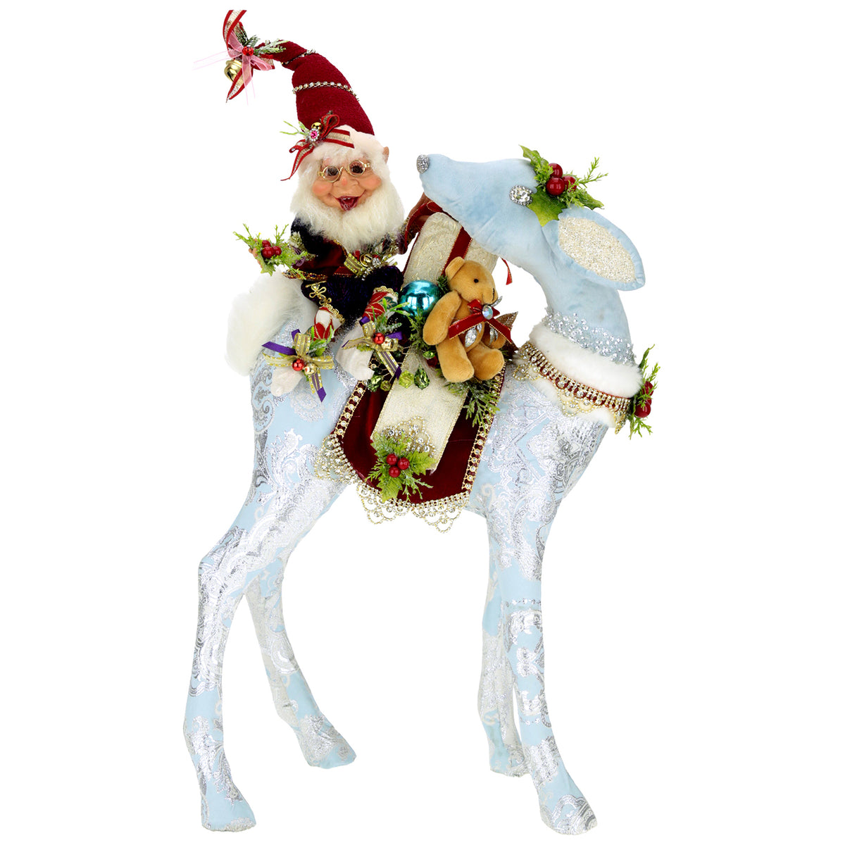 Believe Elf On Icy Deer 23" - One Of A Kind – William Glen