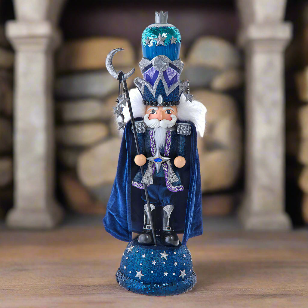Hollywood Midnight Man Wizard Nutcracker 18.5" – William Glen