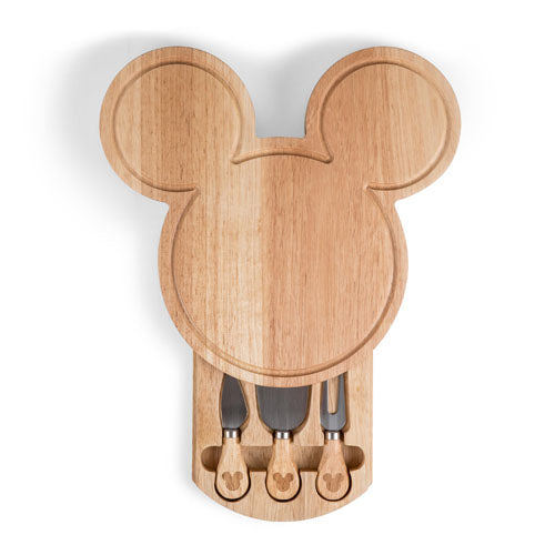 Mickey Mouse Head Shaped Cheese Board with Tools – William Glen