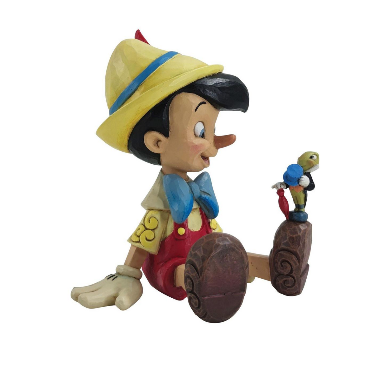 Wishful and Wise Pinocchio & Jiminy Sitting – William Glen